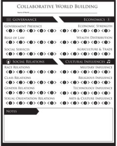 Worldbuilding Worksheets - Collaborative Worldbuilding